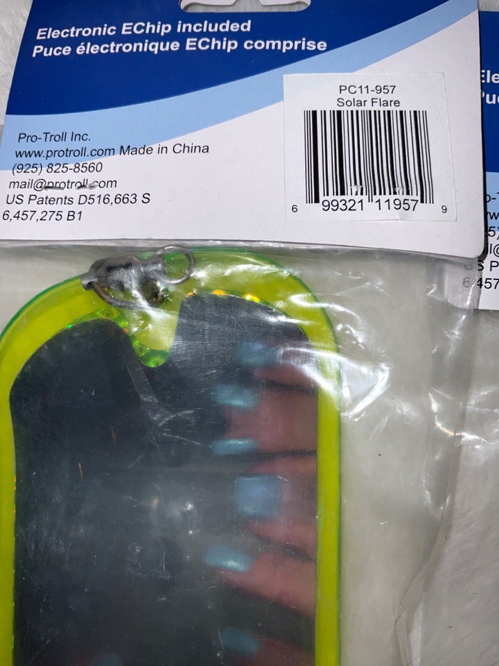 FIVE ProChip E-Chip PC 11 Flashers Agitator Fin Salmon Fishing Trolling F13 | eBay