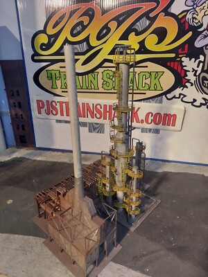 HO Scale United Petroleum Refinery Built, Painted, Weathered | eBay