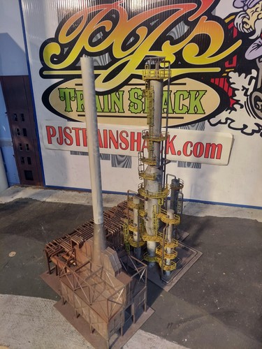 HO Scale United Petroleum Refinery Built, Painted, Weathered | eBay