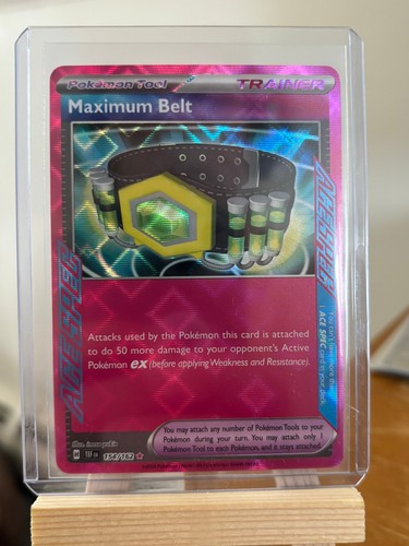 Pokémon TCG Maximum Belt Scarlet & Violet-Temporal Forces 154/162 Holo ...