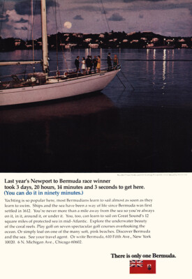 1969 Bermuda: Newport to Bermuda Race Vintage Print Ad | eBay