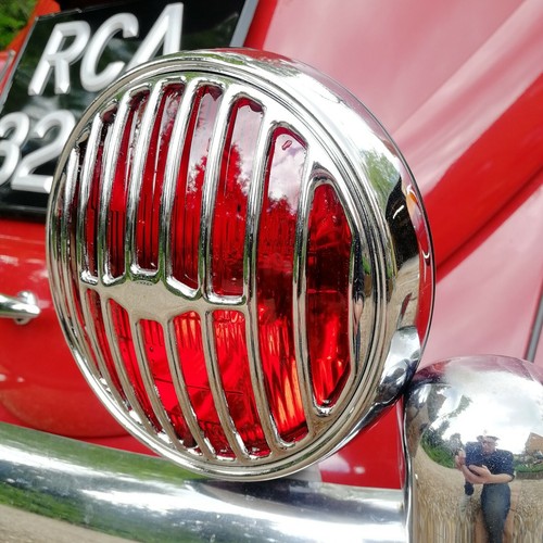 6" Stop light Red fog 356 grille MK2 fog light sign for Porsche VW ...