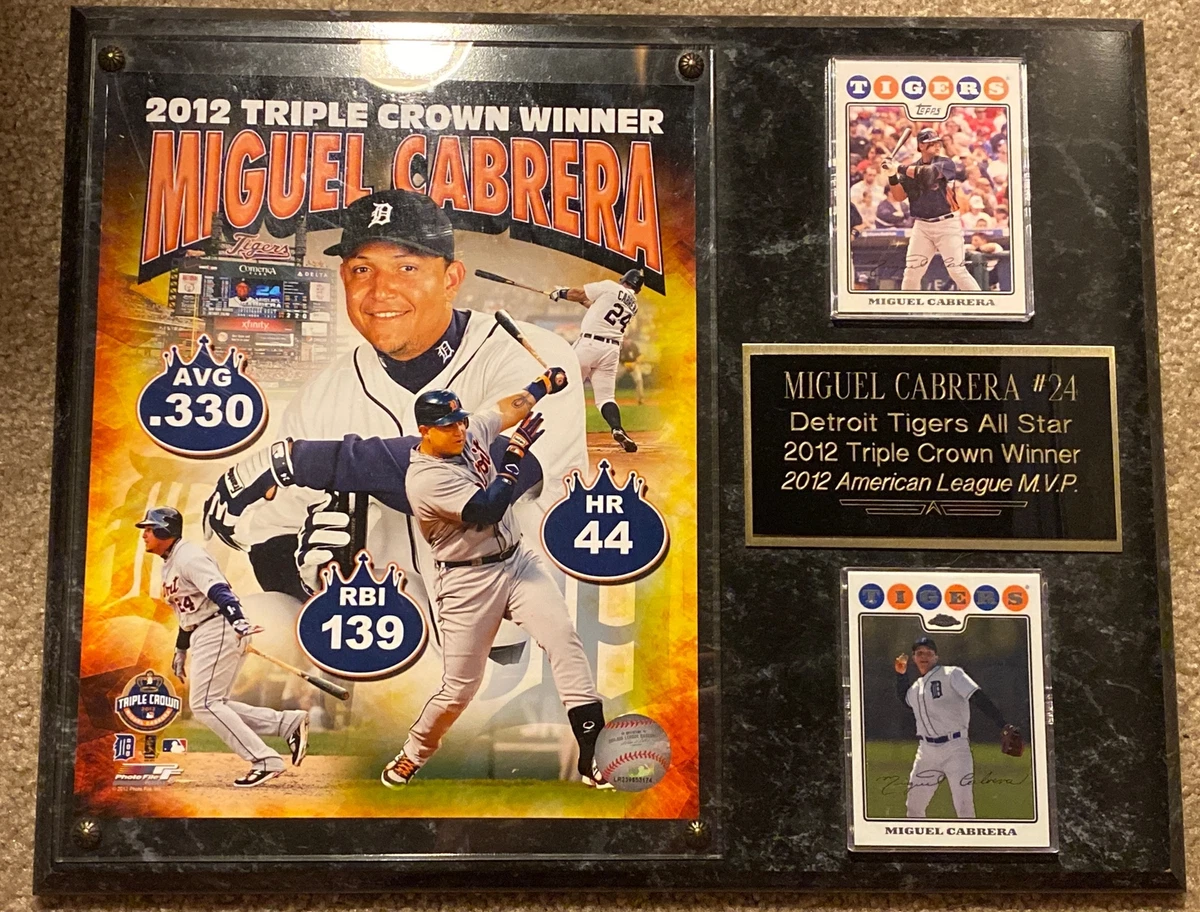 Miguel Cabrera Triple Crown Poster