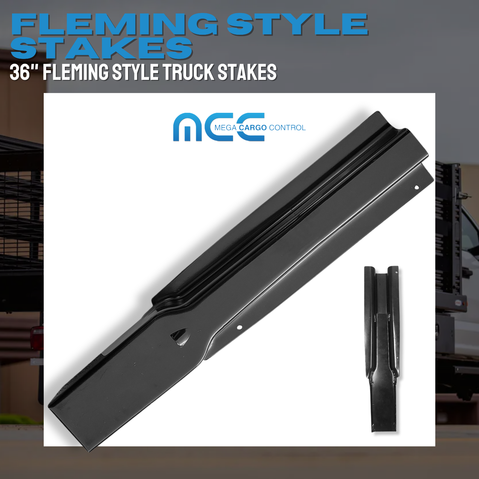 8 Pack 36" Fleming Style Stake Body Stake for Stake Trucks Flatbeds and ...