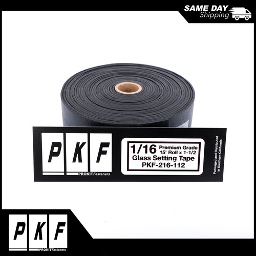 1/16" Auto/Truck Glass Setting Tape 15' Foot Roll | eBay