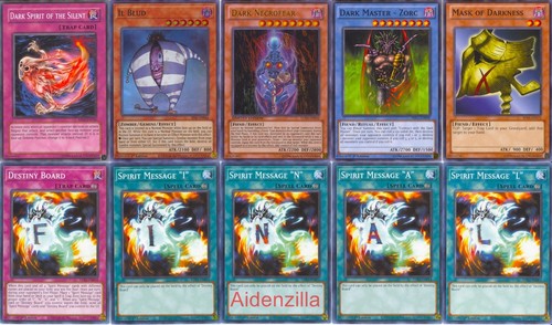 Yugioh Yami Bakura Deck - Destiny Board Spirit Message Dark Necrofear ...