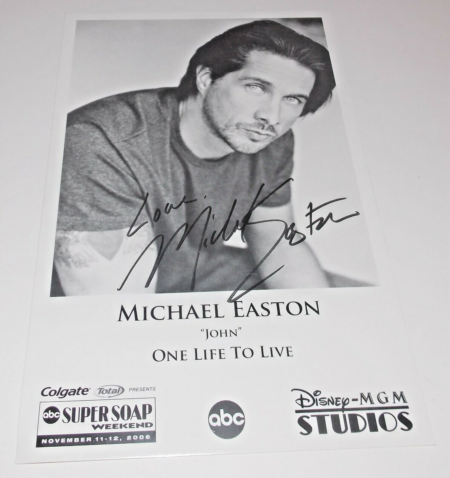 Michael Easton Shirtless