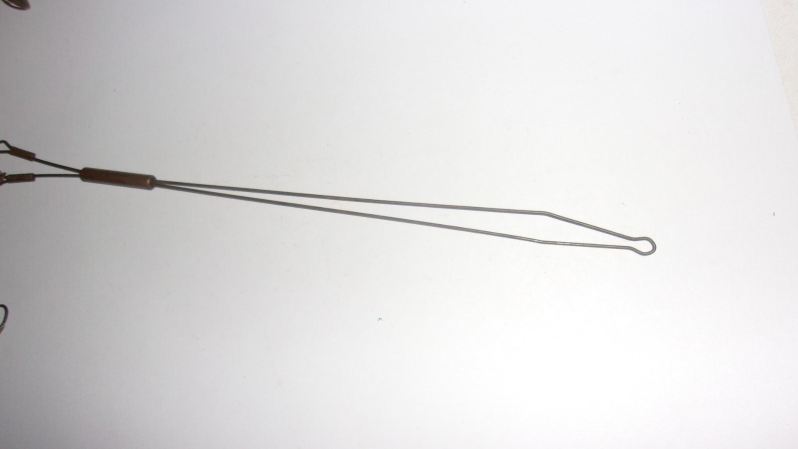 Vintage Unknown Brass Adjustable Width Twin Spoon Trailer Minnow ...