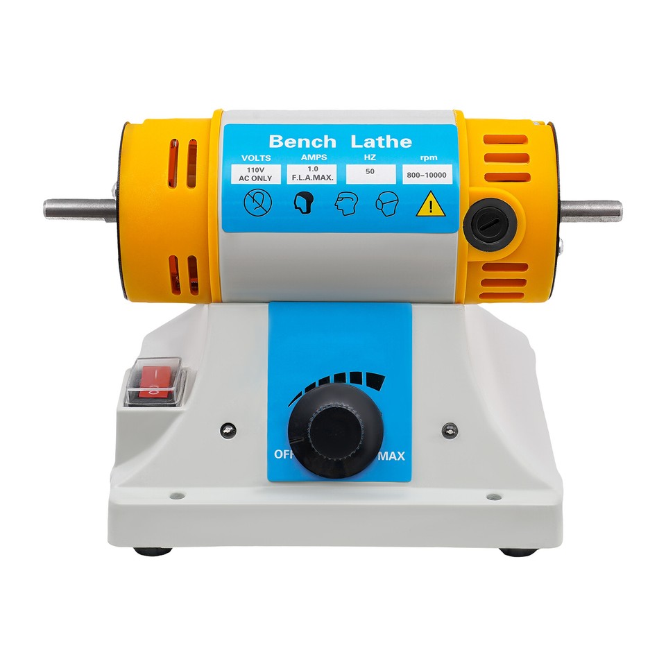 Pro Jewelry Bench Polisher Bench Lathe Polishing Buffer Grinder Buffing ...