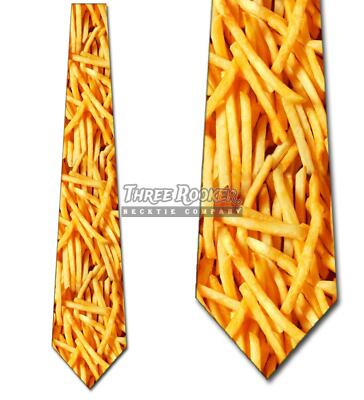 French Fry Ties Mens Food Necktie Fast Food Tie Chef Tie | eBay