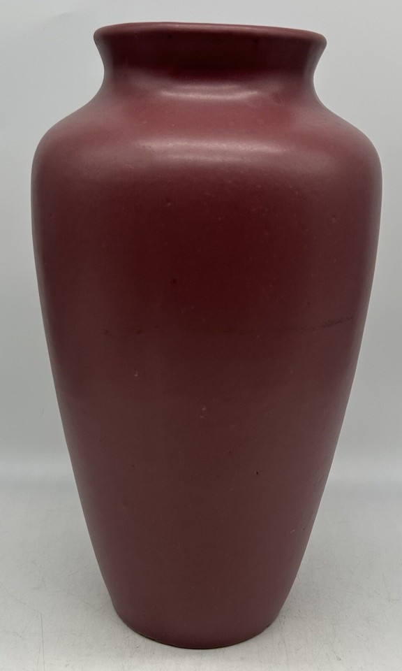 Zanesville Matte Mauve Pink Vase, 37, 11 1/2", Vintage | eBay