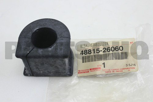 4881526060 Genuine Toyota BUSH, FRONT STABILIZER BAR, NO.1 48815-26060 ...