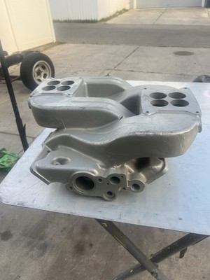 Pontiac Cross Ram Intake With matching Carter AFB carburetors | eBay