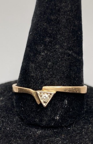 14k Yellow Gold Melee Diamond Size 8 Ring 1.5g | eBay