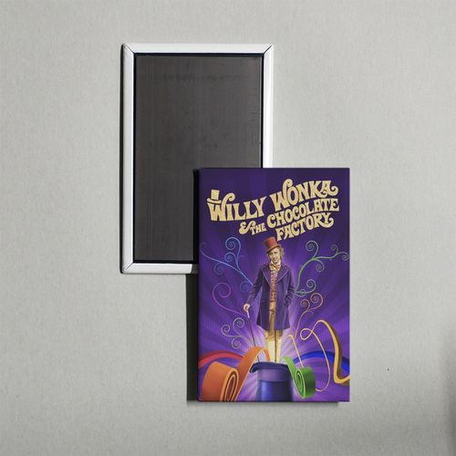 Willy Wonka & the Chocolate Factory Mini Movie Poster Fridge Locker ...