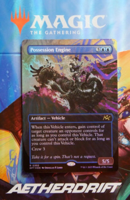 MTG DFT: Possession Engine (Artifact Vehicle) Aetherdrift Full Art Rare 0302 | eBay
