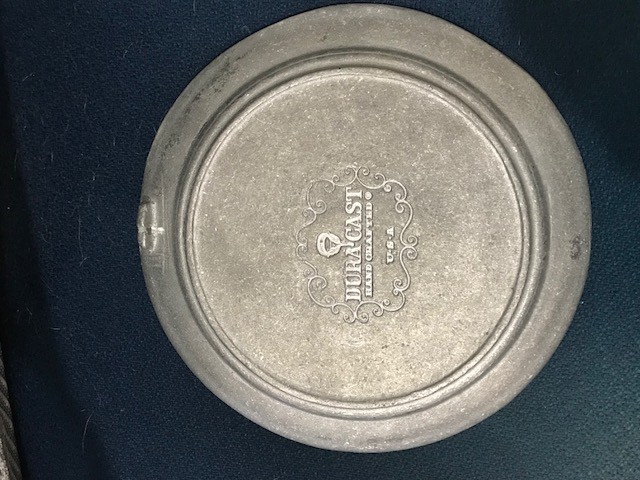 Football Hall of Fame Pewter Plate, Canton, Ohio Duracast Hand Crafted ...