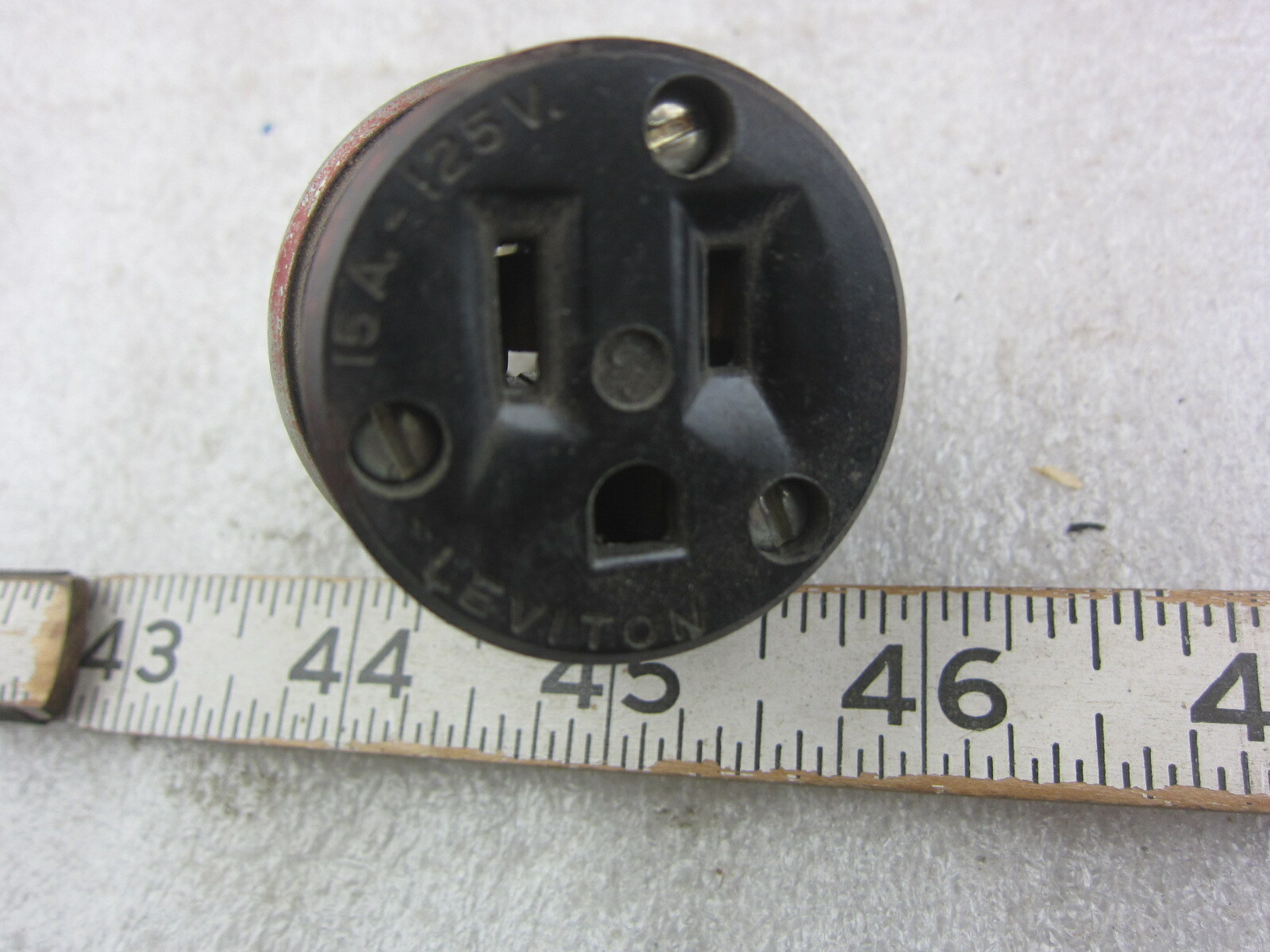 Leviton 5269 15A 125V Hubbell 5269 Style Straight Blade Connector 5-15R ...