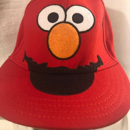 Sesame Street Elmo Adult Hat Baseball Cap Red Size 7 1/4 | eBay