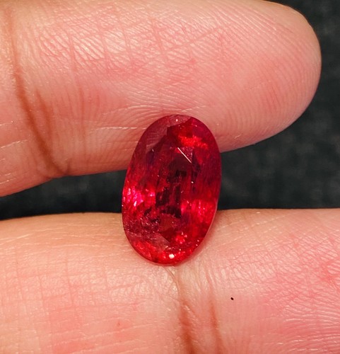 5.31cts GRL Certified Natural Unheated Red Ruby Oval Tanzania Loose Gemstone | eBay