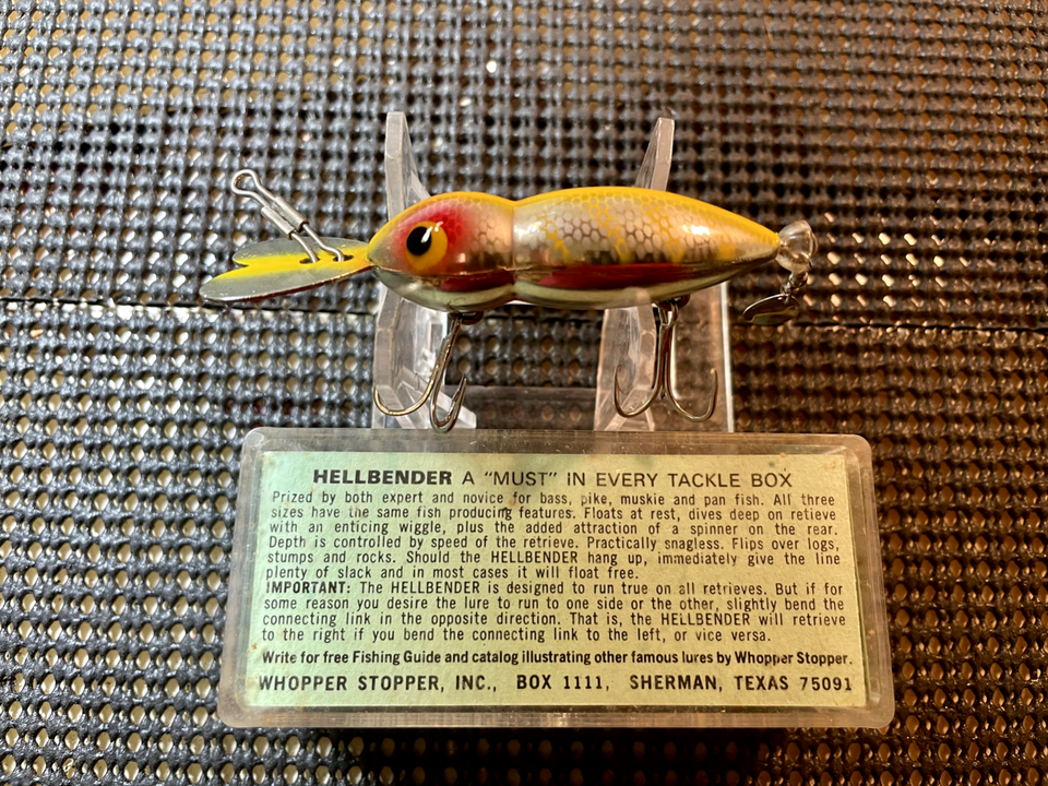 Whopper Stopper Baby Hellbender fishing lure, NEW | eBay