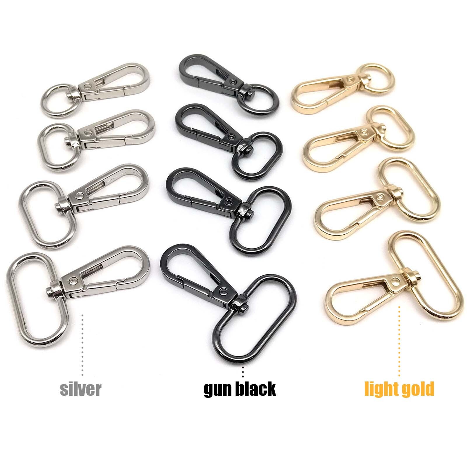 Leather Bag Shoulder Strap Belt Web Dog Chain Key Ring Clasp Buckle ...