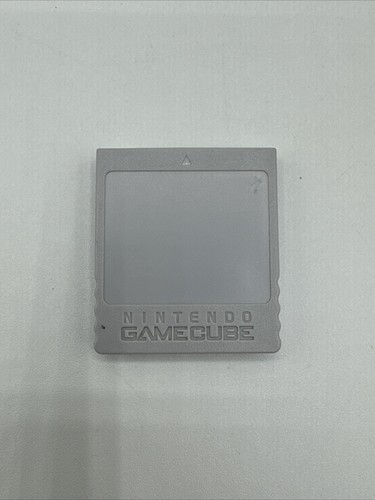 Nintendo GameCube 59 Blocks Memory Card OEM Tested Fast Shipping ...