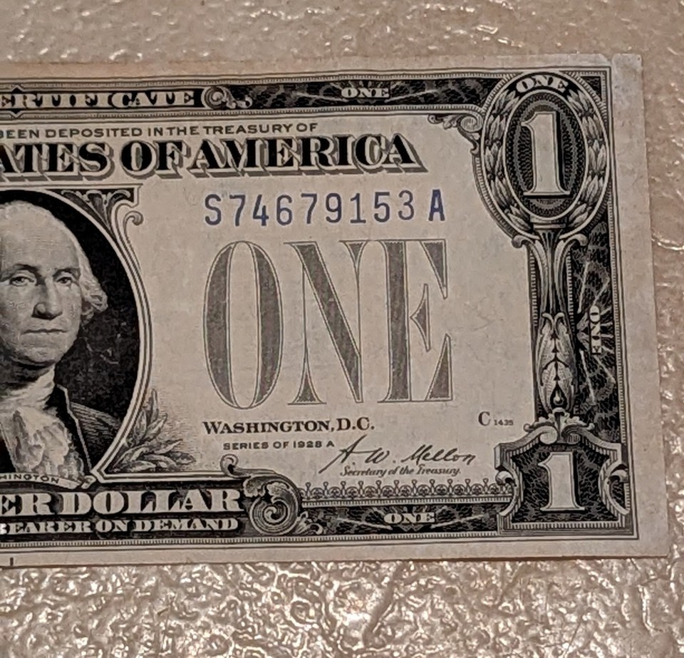 $1 1928 One Dollar FUNNY BACK Silver Certificate!!!!!153 | eBay