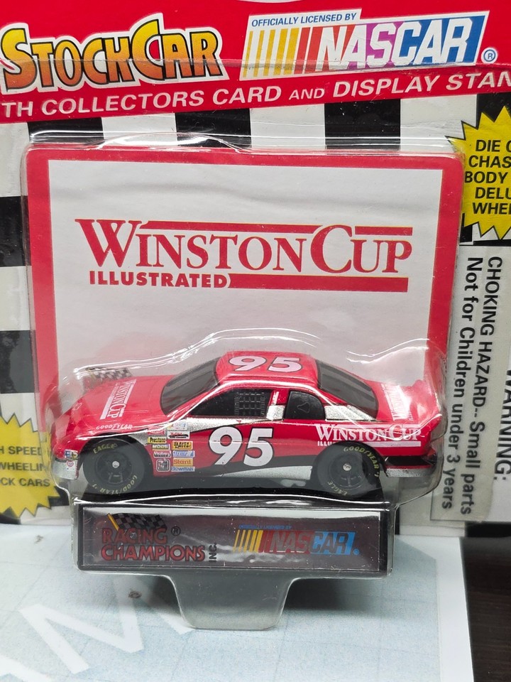 1:64 #95 2 CARS WINSTON CUP SCENE / ILLUSTRATED FORD & CHEVY CHAMPIONS ...