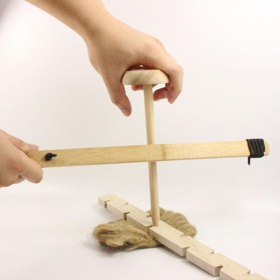 Outdoor Primitive Fire Starter Tool Wood Bow Drill Survival Friction ...