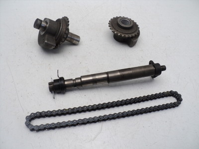 #4069 Honda CM400 CM 400 Counterbalance Shaft with Chain & Sprockets | eBay