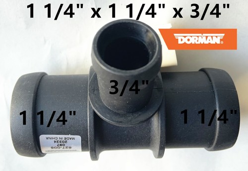 Dorman Radiator Coolant Hose Tee Connector-Engine Coolant Hose ...
