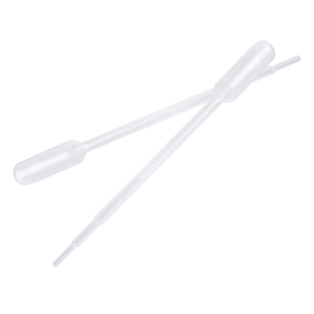 1ml Graduated Disposable Pasteur Plastic Eye Dropper Set Experiment ...