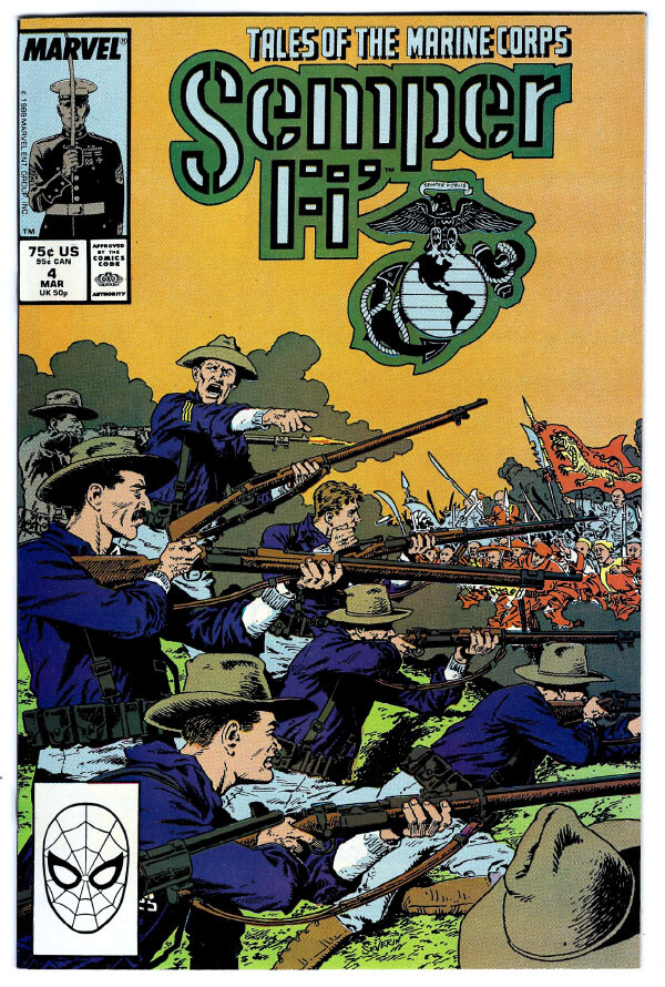 SEMPER FI #4 in VF/NM conditrion a 1988 Marvel comic TALES OF THE ...