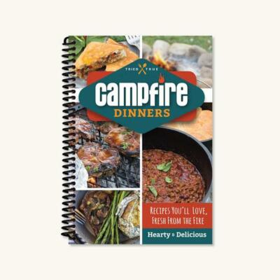 Cookbook Campfire Dinners Outdoor Cooking color photo recipes NEW Last ...