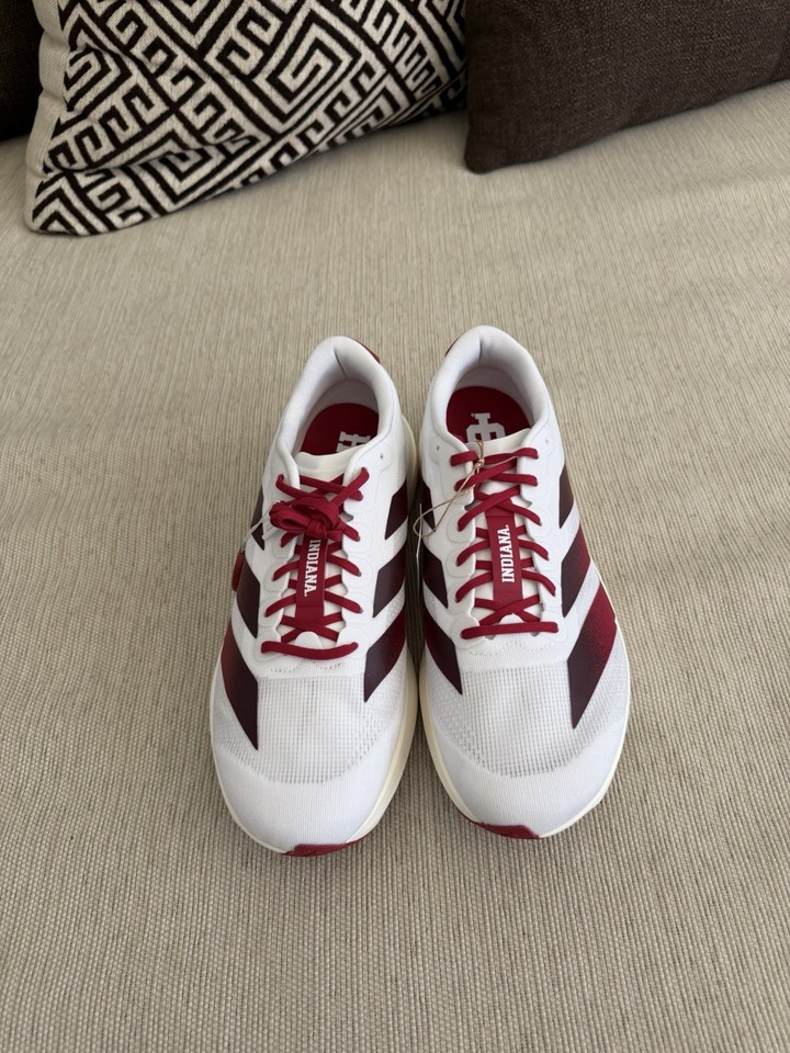 Adidas NCAA x Adizero EVO SL Indiana Hoosiers IU Running Shoes Men’s 11 ...