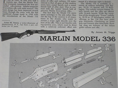 MARLIN MODEL 336 RIFLE EXPLODED VIEW | eBay