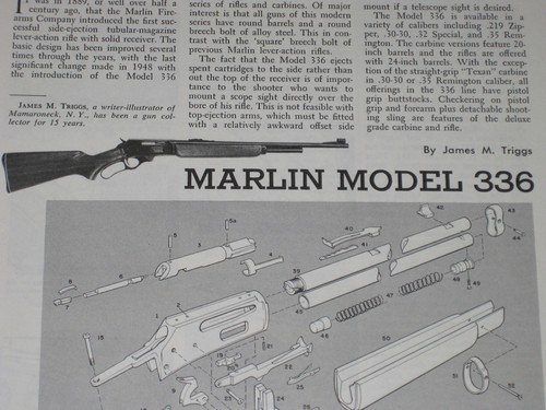 MARLIN MODEL 336 RIFLE EXPLODED VIEW | eBay