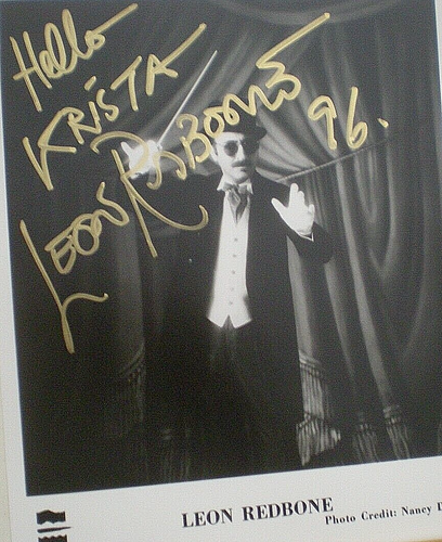 SIGNED PHOTO THE LATE LEON REDBONE- COA | eBay
