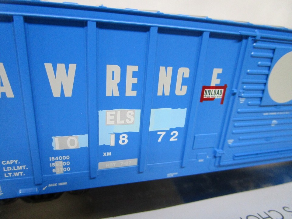 Athearn HO Scale ELS Escanaba Lake Superior 50' PS 5277 Box Car #1872 ...