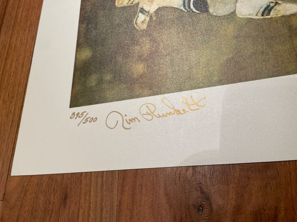 SUPER BOWL MVP'S JIM PLUNKETT RAIDERS SIGNED 35X27 SERIGRAPH BERNIE ...