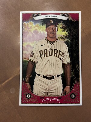 2023 Topps Allen & Ginter A and G Box Topper Oversized Loader Juan Soto ...