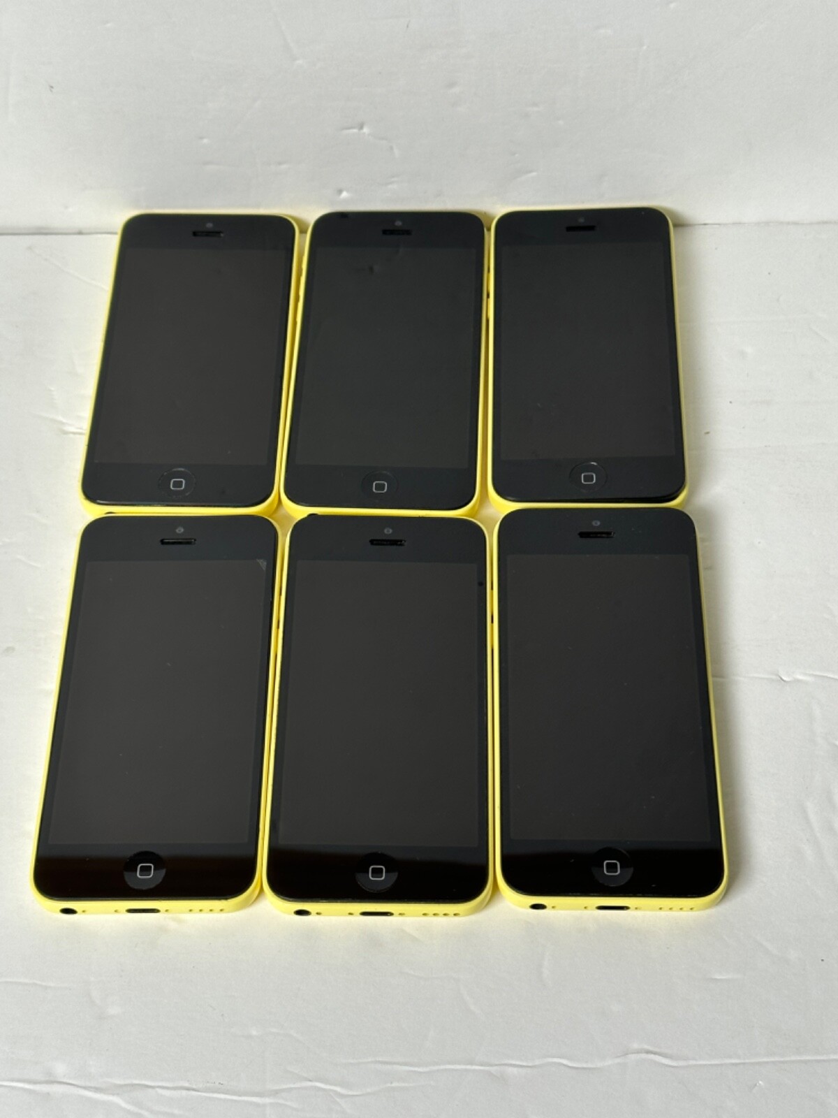 Lot of 6 Apple iPhone 5C Yellow A1456 Back Housing and lcd | eBay