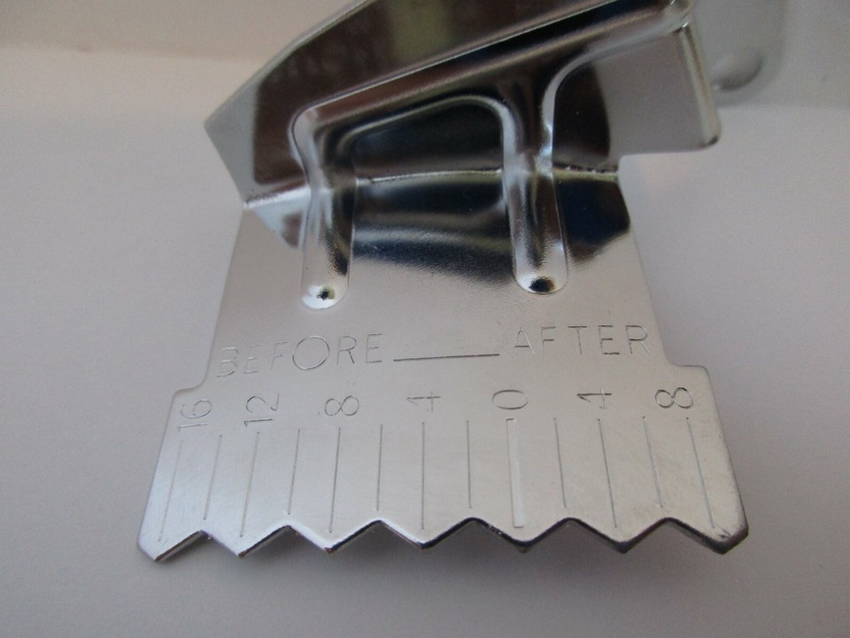 SMALL BLOCK CHEVY STYLE CHROME TIMING TAB MARKER FITS SBC 283 327 350 ...
