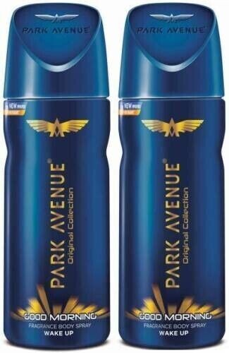 PARK AVENUE Good Morning Deodorant Spray - For Men (200 g, Pack of 2 ...