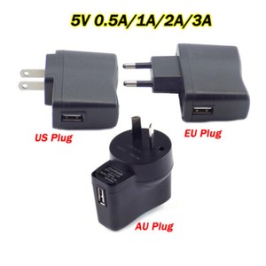 5V 0.5A 1A 2A 3A USB power charging port AC DC WALL Supply Charger ...