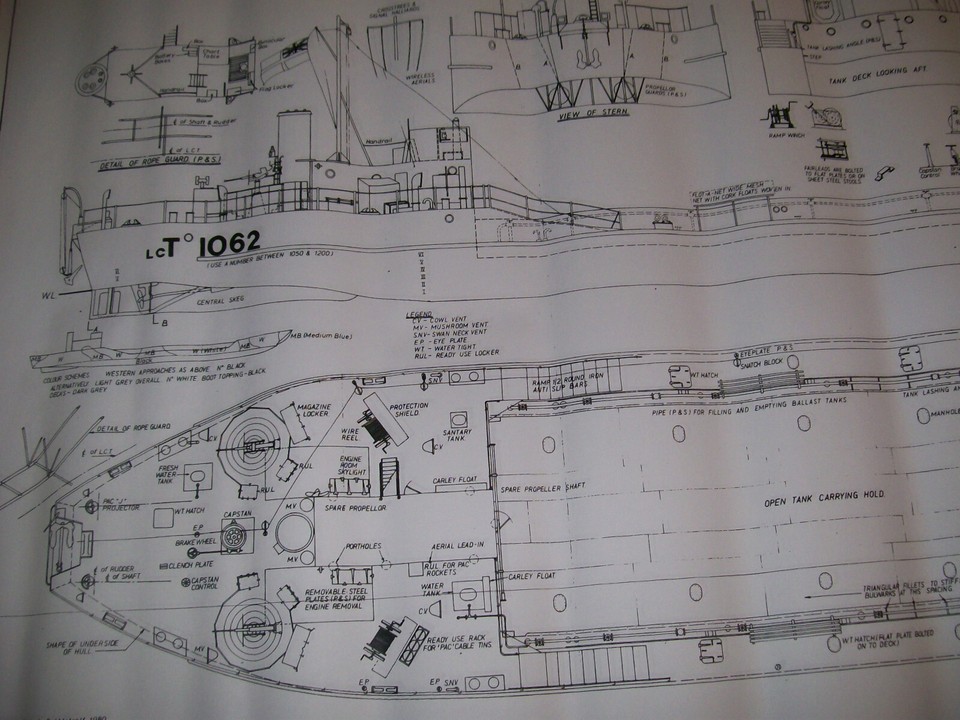 LCT ship model boat plans | eBay