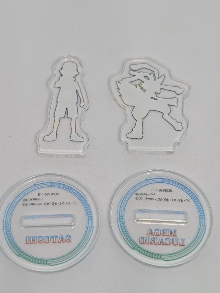 Pokemon Ash Mega Lucario Acrylic Stand Figure Gacha Collectible Toy | eBay