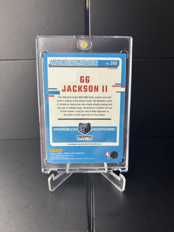2023 Panini Donruss Optic - Rated Rookie GG Jackson Auto Purple Prizm ...