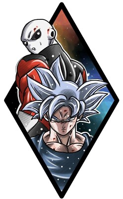 Dragon Ball Goku and Jiren 3"-6" Vinyl Decal Stickers | eBay
